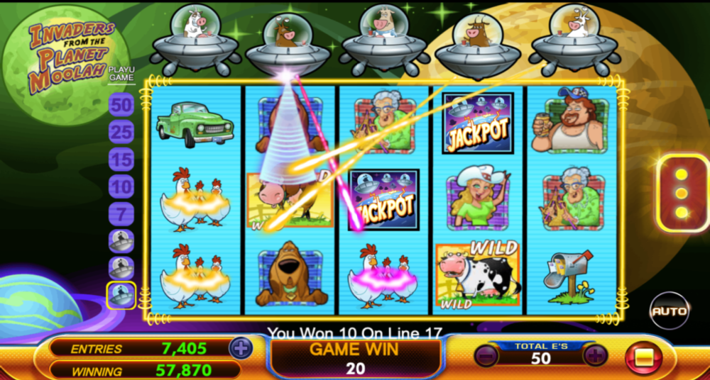 Invader from the planet Moolah