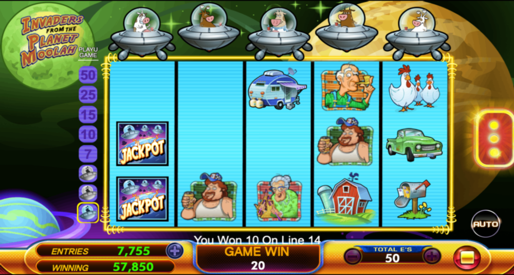 Invader from the planet Moolah